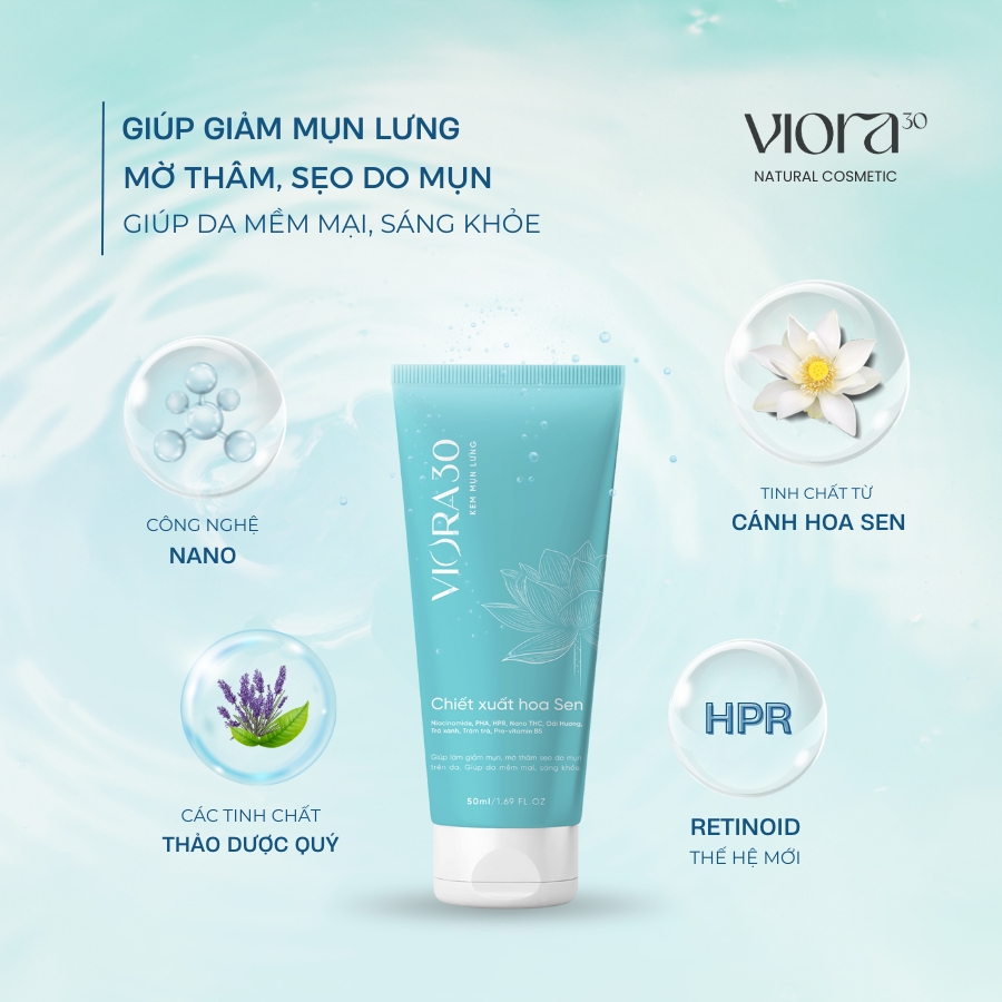 Combo Sữa tắm & Kem mụn lưng Viora 30 | Viora Việt Nam